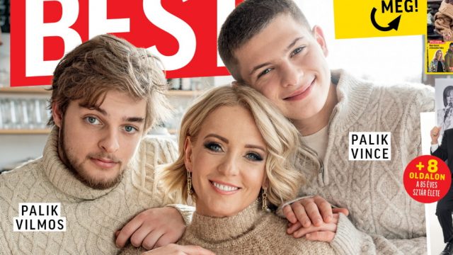 Marsi Anikó és Palik László fiai, Vilmos és Vince ...