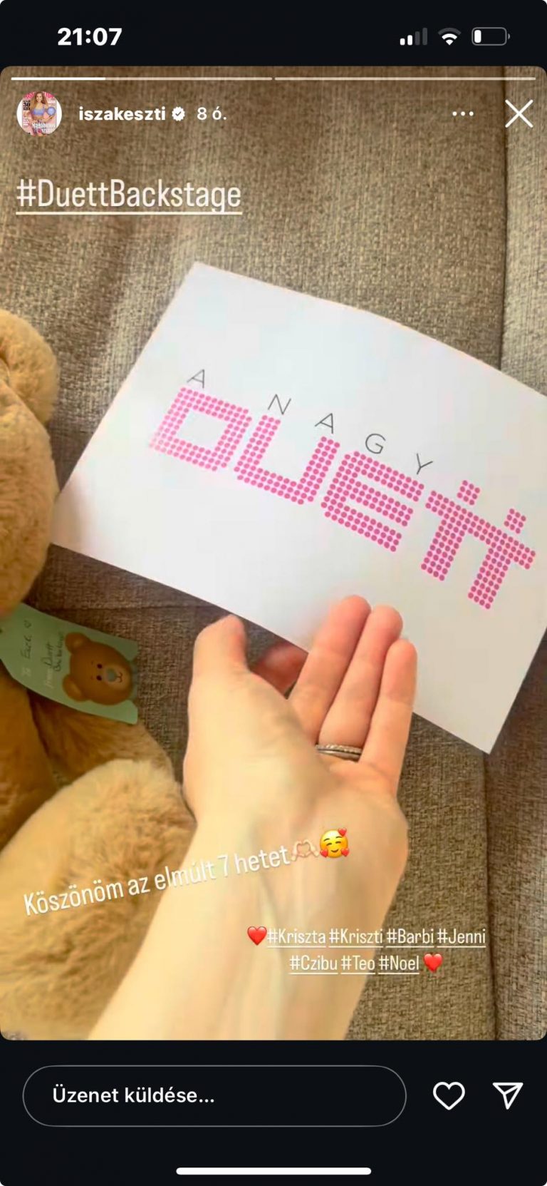 Mi történt? Lissák Laurára cserélték Iszak Esztit