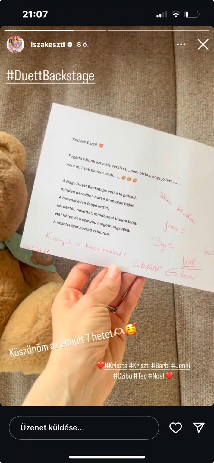 Mi történt? Lissák Laurára cserélték Iszak Esztit