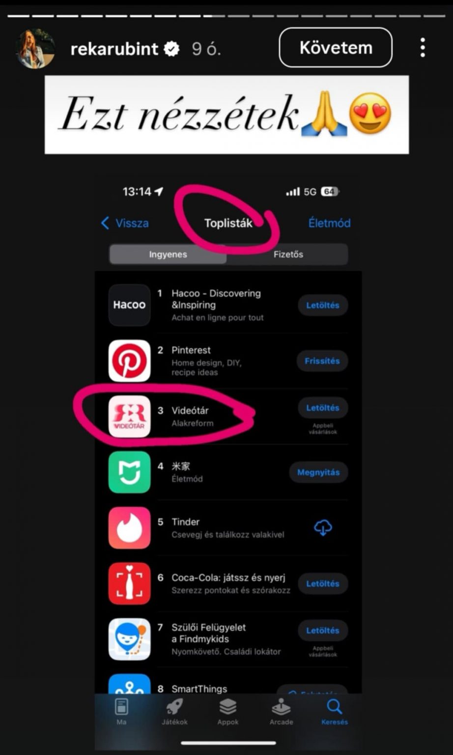 Kínos: internetes társkereső miatt magyarázkodik Rubint Réka